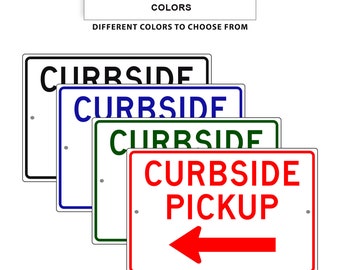 Curbside Order Sign - Etsy