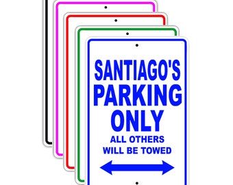 Santiago Name Plate - Etsy