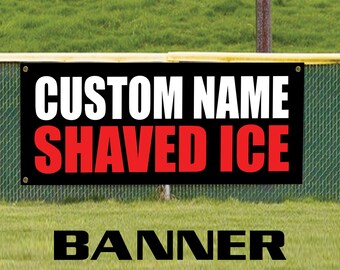 Shaved Ice Banner - Etsy