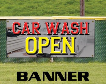 Auto Wash Yard Sign - Etsy