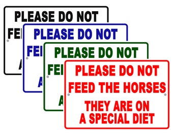 Feed the Animal Sign - Etsy