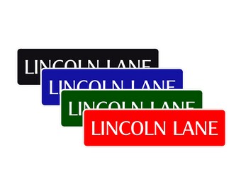 Lincoln Lane Sign - Etsy