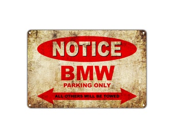 Bmw Only Parking Sign - Etsy