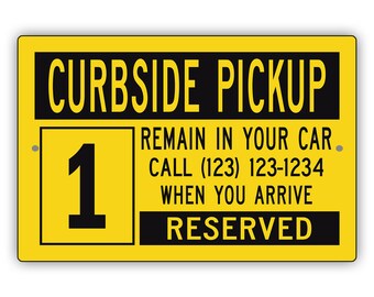 Online Order Pickup Sign - Etsy