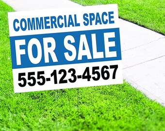 Commercial for Sale Sign - Etsy
