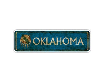 Metal Sign Oklahoma State - Etsy