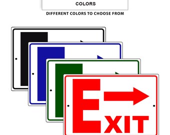 Parking Exit Sign - Etsy