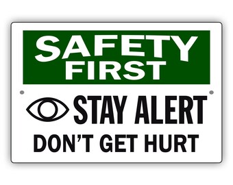 Don't Get Hurt Sign - Etsy