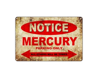 Vintage Mercury Sign - Etsy