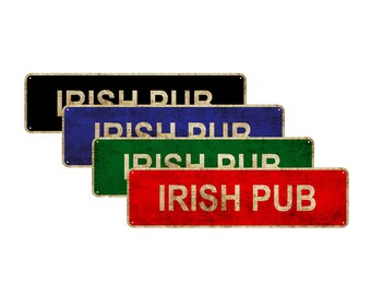 Irish Tin Sign - Etsy