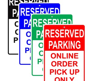 Pick up Online Order Sign - Etsy