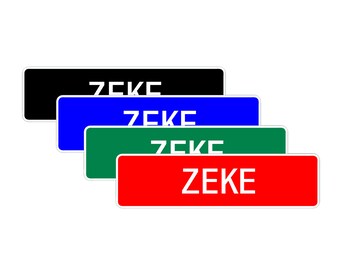 Zeke Parking Sign - Etsy