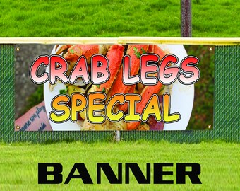 Crab Legs Banner - Etsy