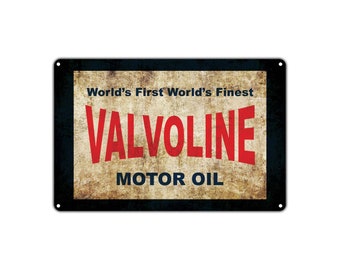 Valvoline Oil Sign - Etsy