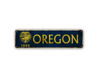 Oregon State Sign - Etsy