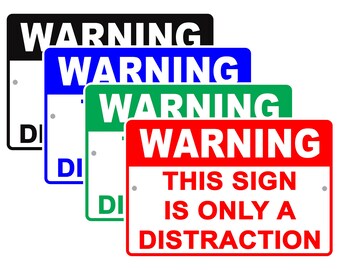 Joke Safety Sign - Etsy