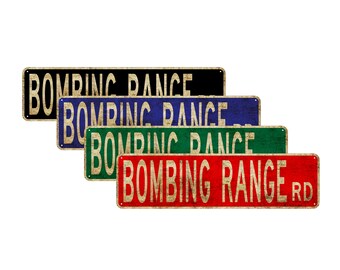 Bombing Range Sign - Etsy