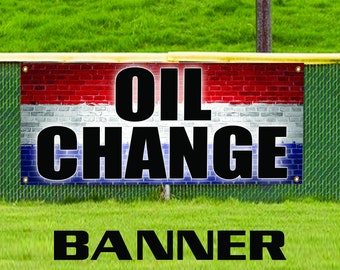 Oil Change Banner - Etsy