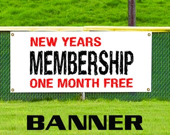 One Month Free Sign - Etsy