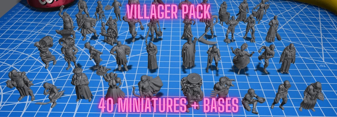 Villager | NPC | Citizens Miniature Individuals and Packs - Etsy