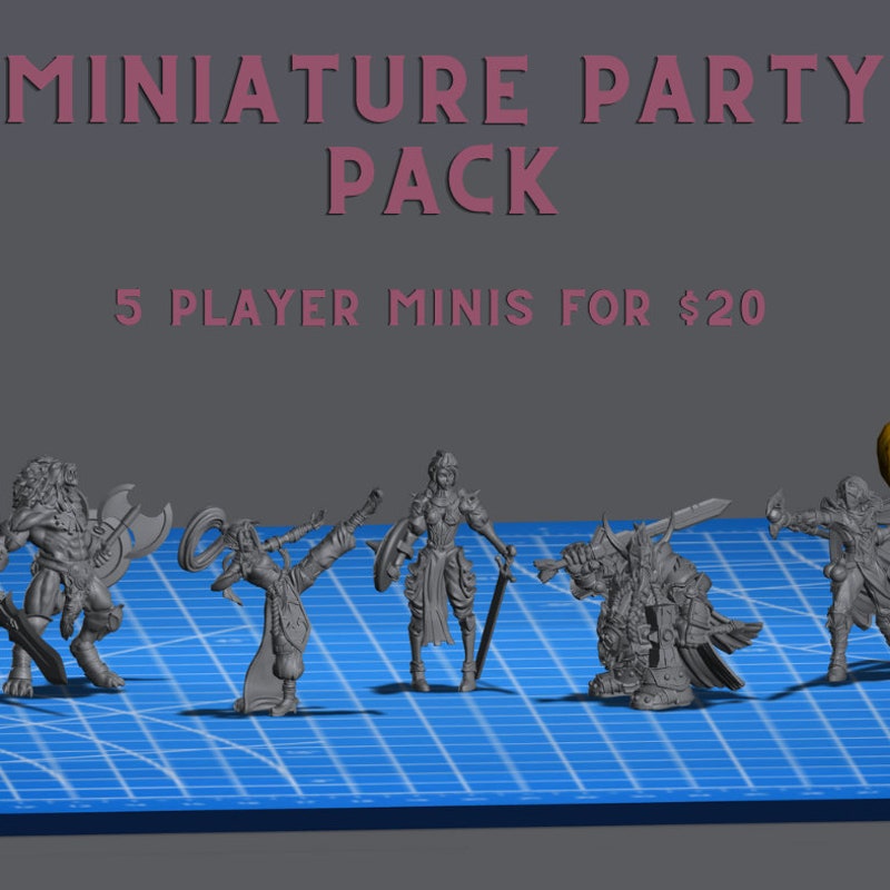Mini 3d Characters - Etsy