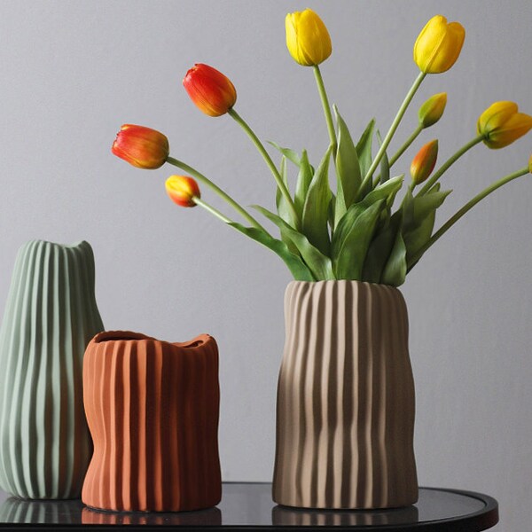 Modern Ceramic Vase - Etsy