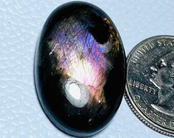 A Very Rare Purple Labradorite Spectrolite Cabochon - Etsy