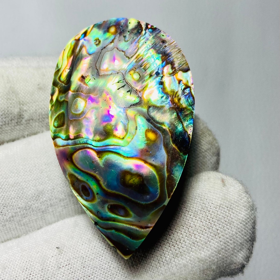 Abalone Shell, Natural Abalone Shell ,loose Stone, Hand Made Gemstone ...