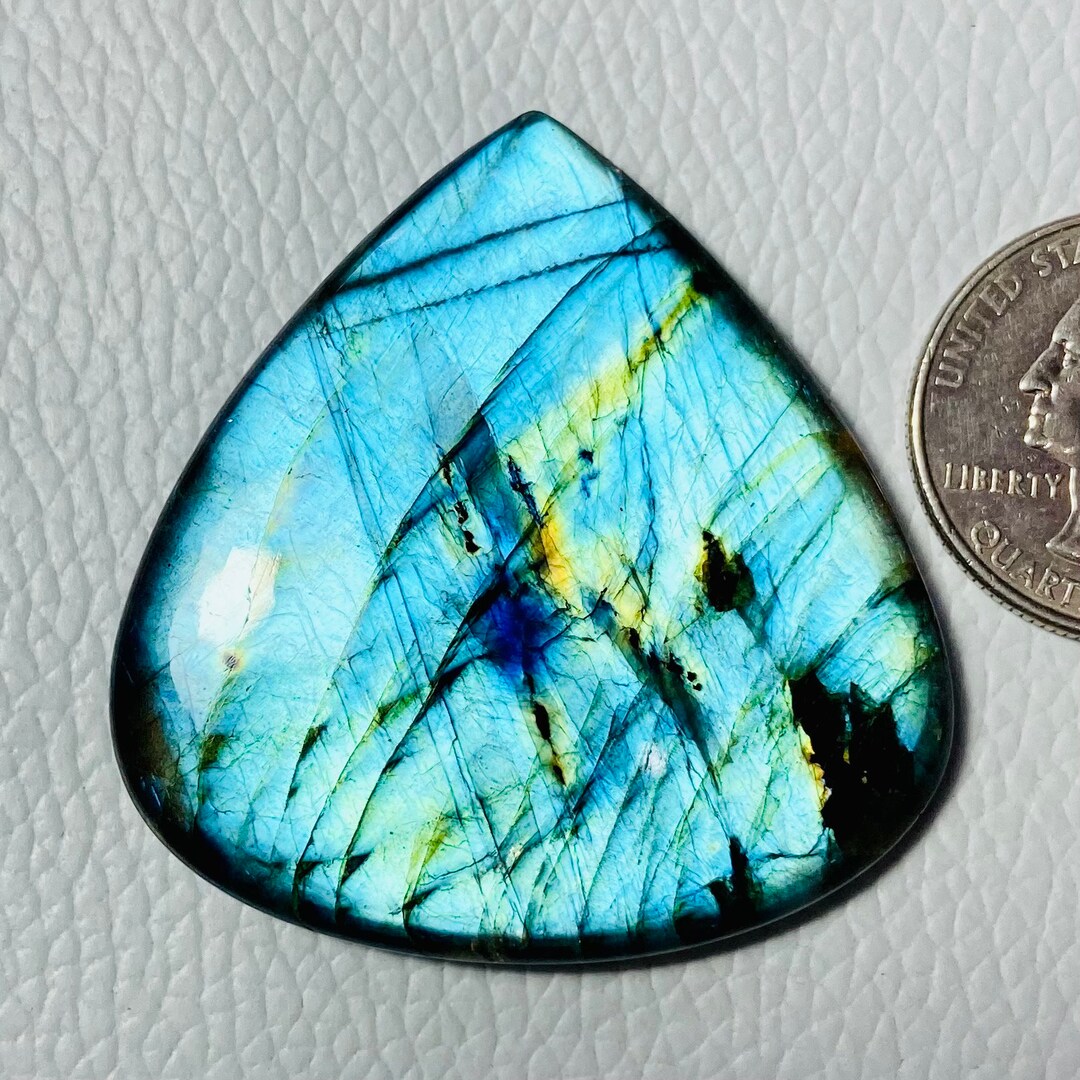 LARGE!! Labradorite Heart Shape Labradorite Cabochon Natural ...