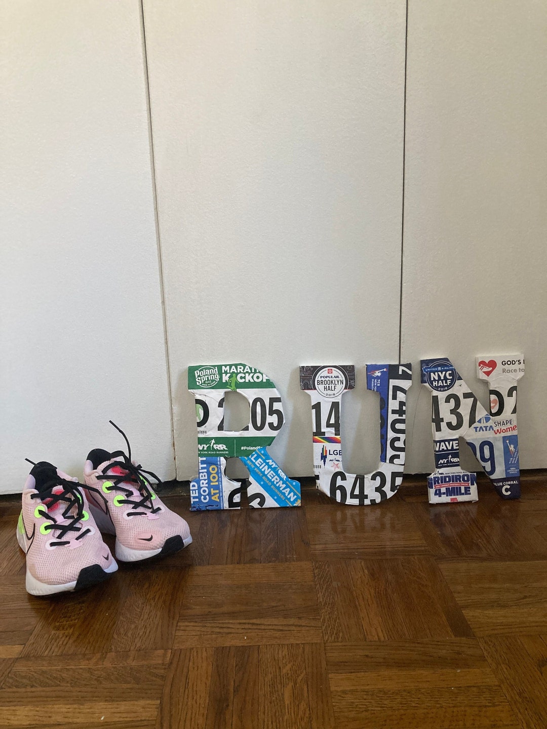 Custom Running Bib "RUN" Sign: Marathon Finisher Gift - Etsy Österreich