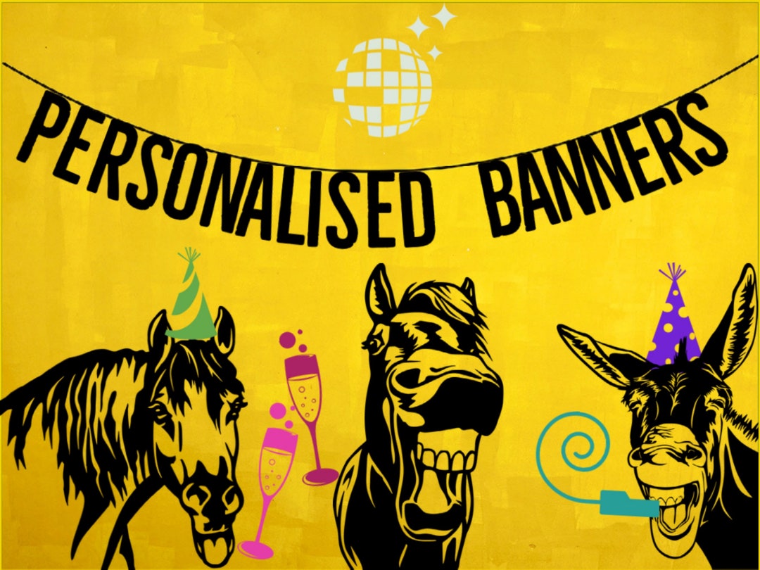 Personalised Funny/ Rude Banners. Sarcastic Funny Bunting and - Etsy