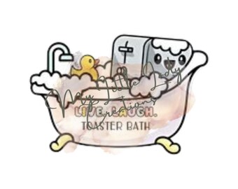 Live Laugh Toaster Bath SVG - Etsy