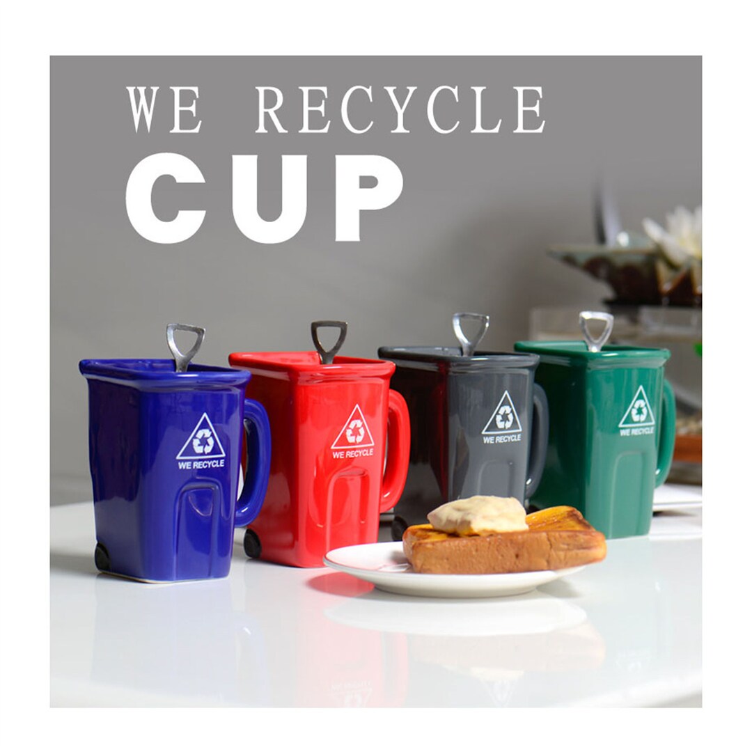 Creative Recycle Ceramics Cup We Recycle Coffee Ceramic Mug - Etsy