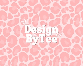 Pink Leopard Print and Gold Glitter, Seamless Pattern, Valentines Day ...