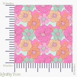 Bright Color Retro Background Seamless Pattern, Summer Palette Seamless ...