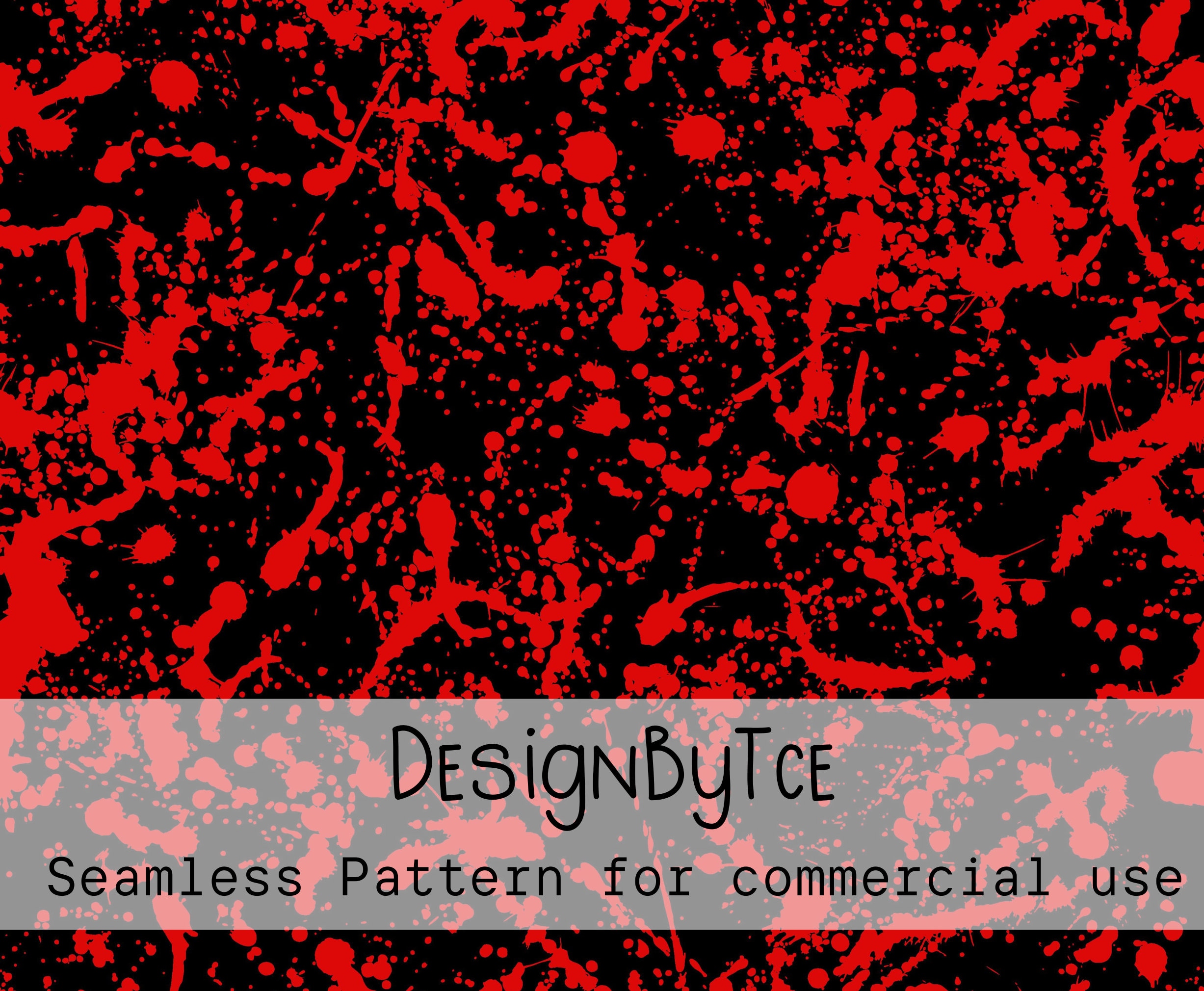 Blood Halloween Seamless Splatter Pattern Files for Fabric - Etsy