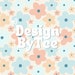 Boho Checker With Daisy Seamless Pattern Files for Fabric - Etsy