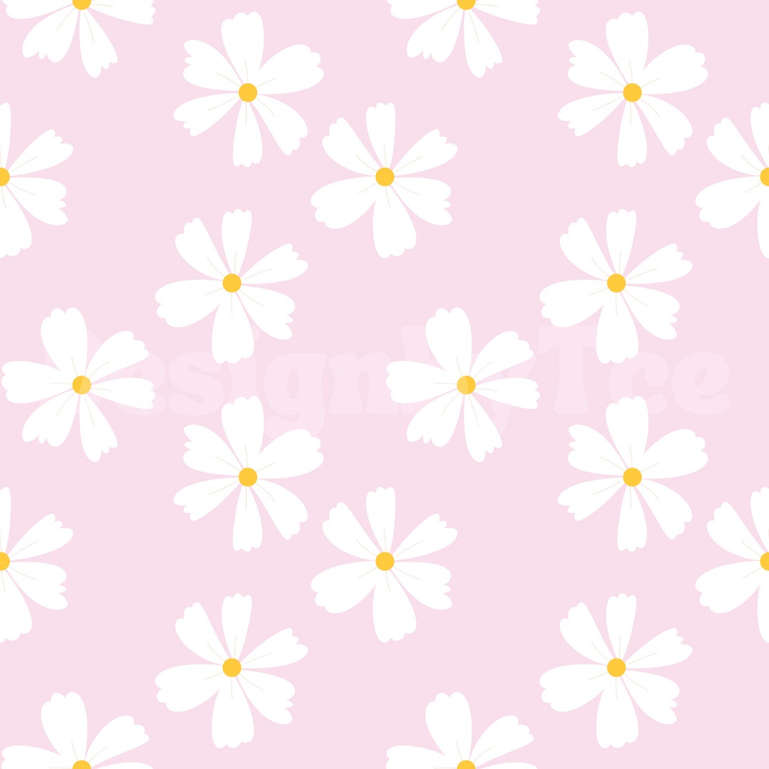 SOFT PASTEL BLOOM Seamless Pattern File, Floral Fabric Printing ...