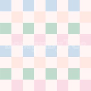 Soft Pastel Checkered Seamless Pattern Files for Checkerboard Baby ...