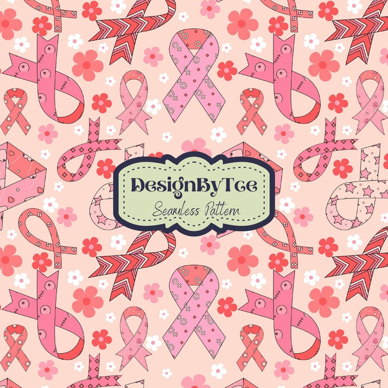 Breast Cancer Fabric - Etsy