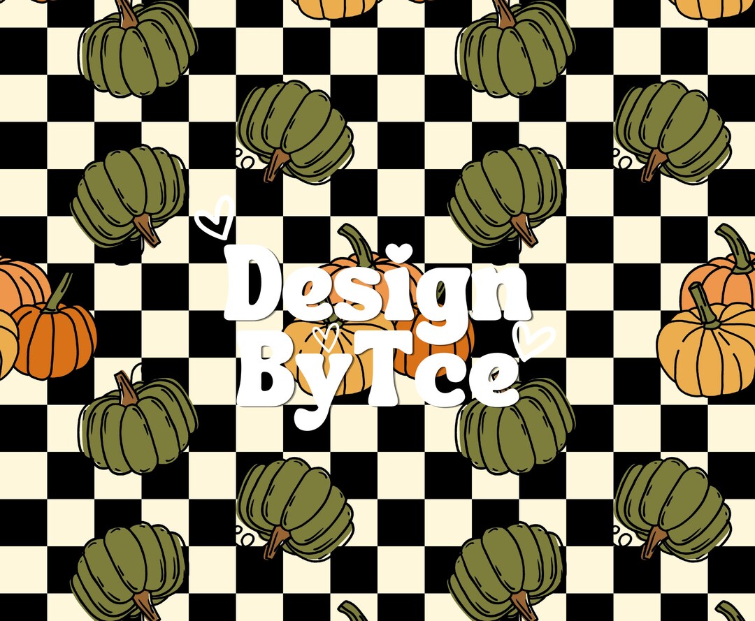 Thanksgiving Pumpkin Seamless Files for Halloween Fabric Printing for ...