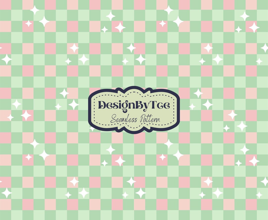 BRIGHT GREEN Checkered Seamless Pattern Files for Checkerboard Fabric ...