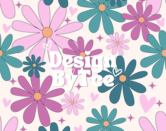 Softball Seamless Digital File Softball Hearts Seamless - Etsy