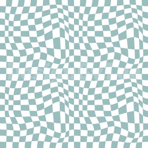 Wave Soft Blue Checkered Seamless Pattern Files for Fabric Printing ...