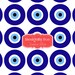 Greek Evil Eye Seamless Pattern Files for Turkish Eye Fabric Printing ...