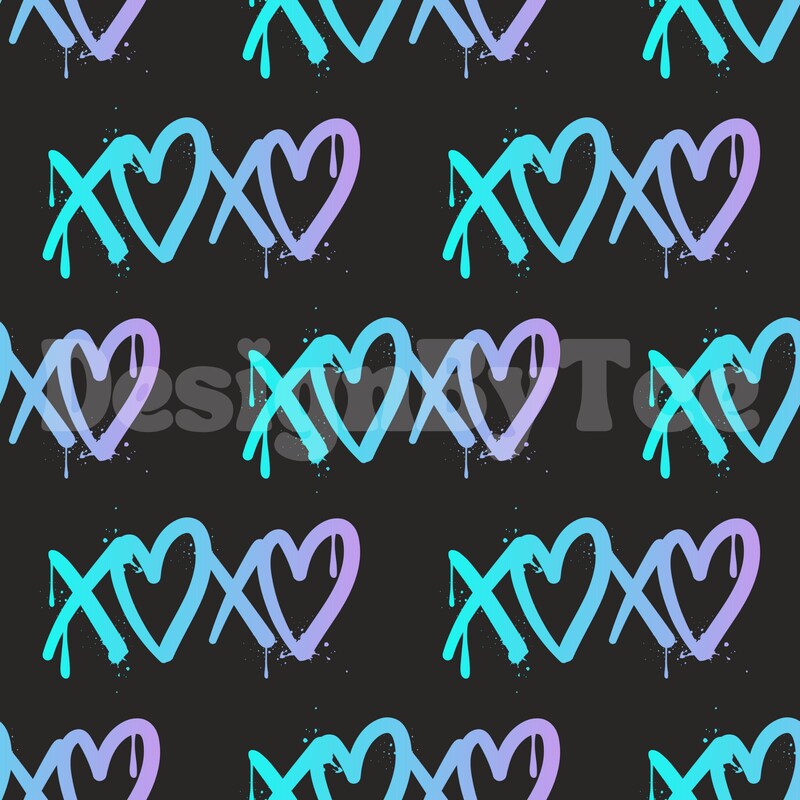 Heart Graffiti - Etsy