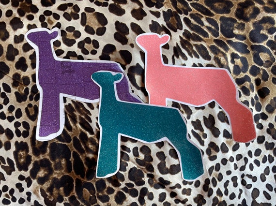 Show Lamb Vinyl Decals - Etsy