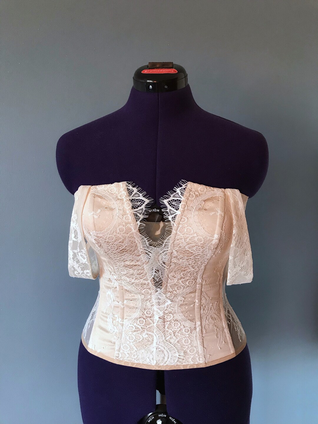 Lace Wedding Corset V-neck Corset Bridal Corset With Removable - Etsy