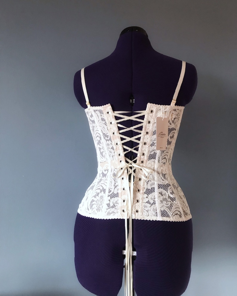 Wedding Cream Corset With Cups Corset Trainer Bridal Corset - Etsy