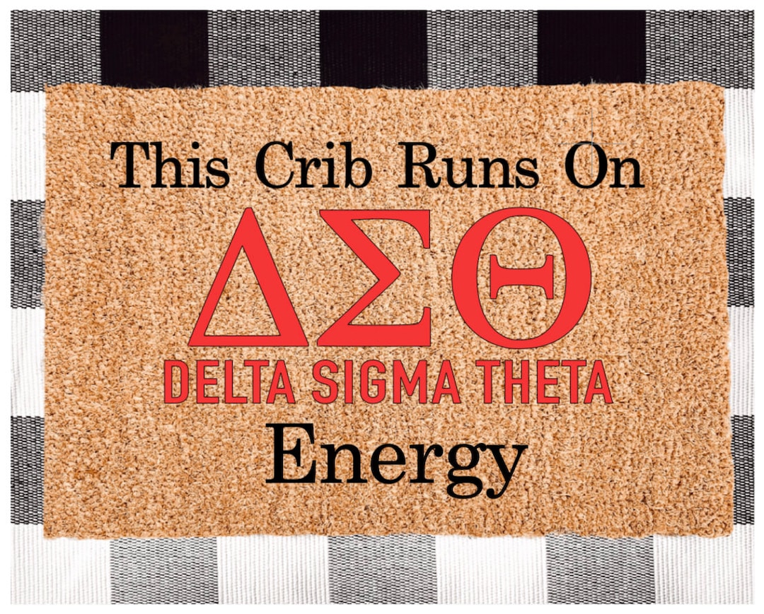 Delta Sigma Theta Doormat, Gifts, Paraphernalia Delta Sigma Theta 1913 ...
